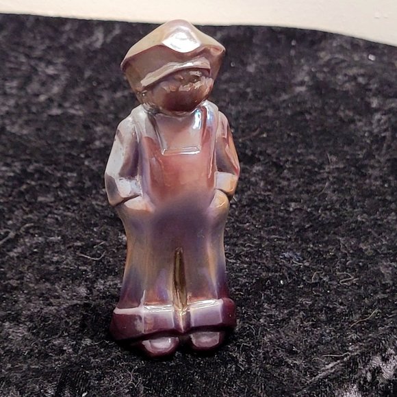 Mosser Glass | Art | Vintage Mosser Purple Slag Glass Josh Figure Royal ...